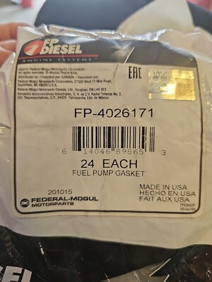 FP-4026171 NEW CUMMINS FUEL PUMP GASKET PACKAGE 24 PIECES | eBay