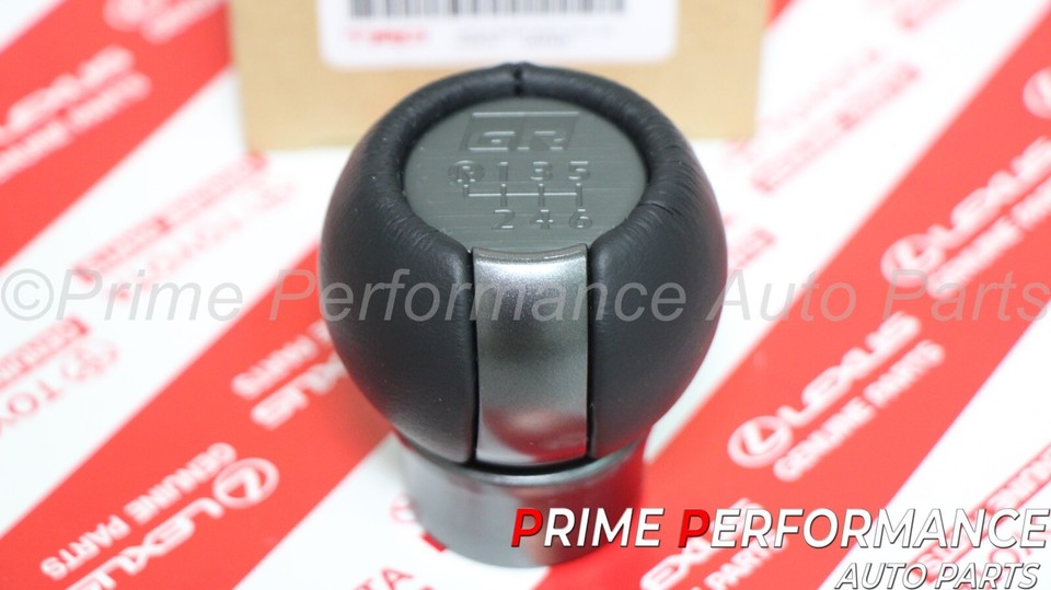 Toyota 2022-2026 GR 86 Black Leather Manual Shift knob PTR57-18220 OEM ...