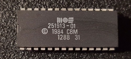 MOS 251913-01 Kernal & BASIC ROM Chip for Commodore 64/128, Genuine ...