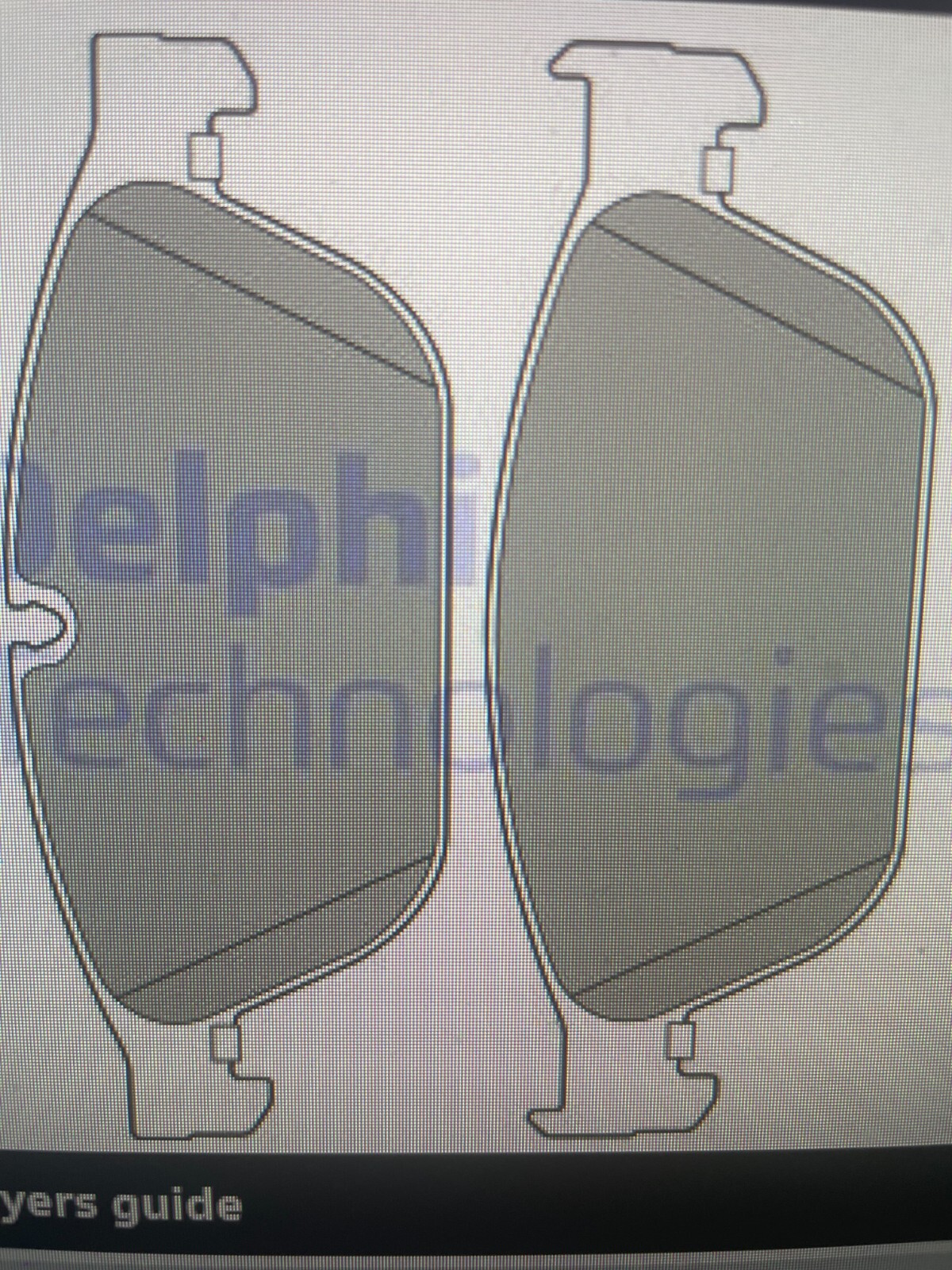 Delphi Disc Brake Pad Set for AUDI A6 Allroad Avant A7 Sportback A8 ...