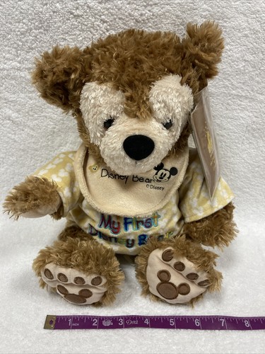 Walt Disney World My First Bear Pre Duffy Hidden Mickey Plush Stuffed ...
