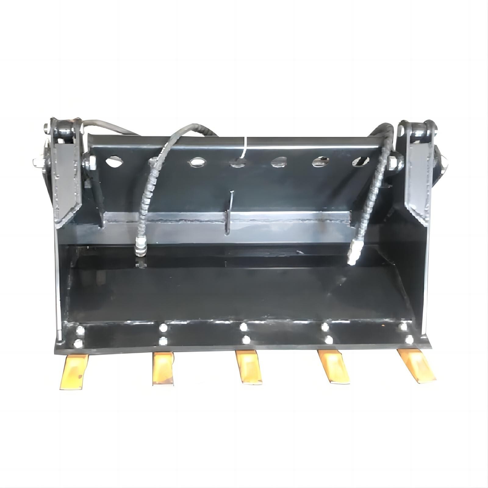 AGT 43" 4-in-1 Combo Bucket With Teeth Mini Skid Steer Attachment in ...