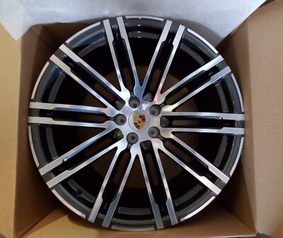 Original Finish 21" Porsche Macan OEM GTS Turbo REAR 21x10 Wheel Rim ...