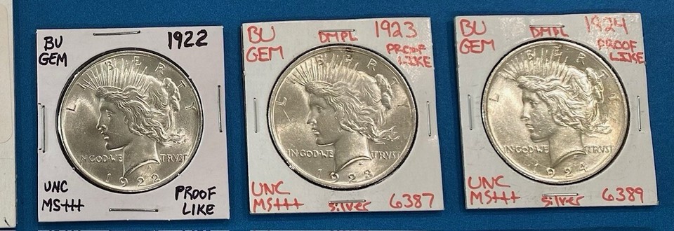 Rare Peace Silver Dollar Year Set 1921-2023 | eBay