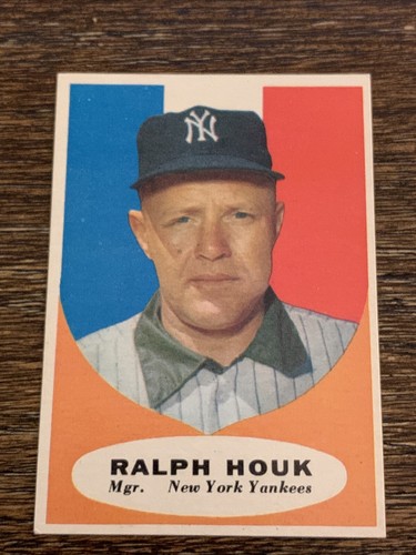 1961 TOPPS RALPH HOUK #133 NY YANKEES EX-MT+ OR BETTER x | eBay