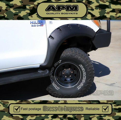 APM Fender Guard Flare For Hilux 2011-2015 Ute, Front Set - Smooth ...