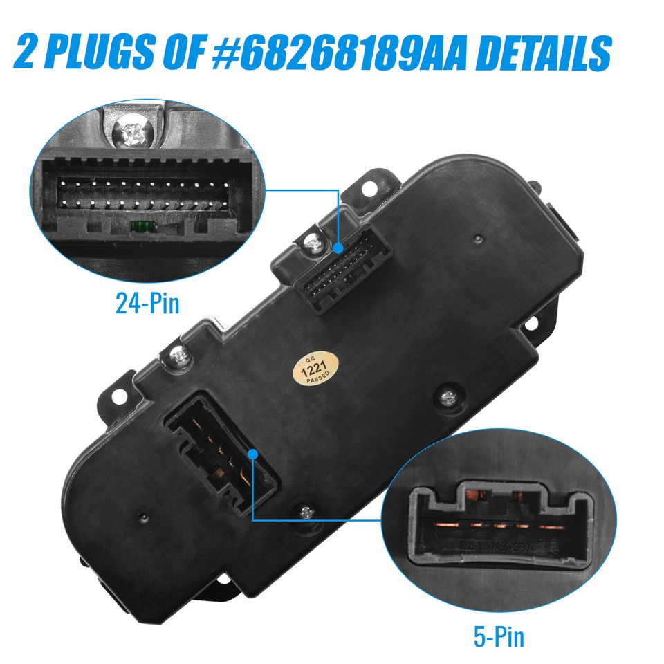 68268189AA Temperature Control Climate AC Heat Defrost For 13-18 Dodge ...