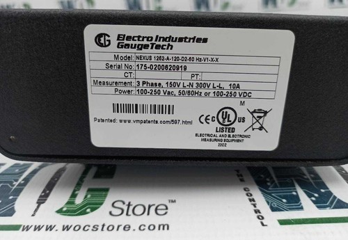 NEXUS 1252-A-120-D2-60 HZ-V1-X-X ELECTRO INDUSTRIES GAUGETECH Power ...