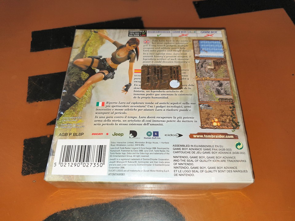 New & Sealed - Tomb Raider Legend For Nintendo Game Boy Advance / GBA ...