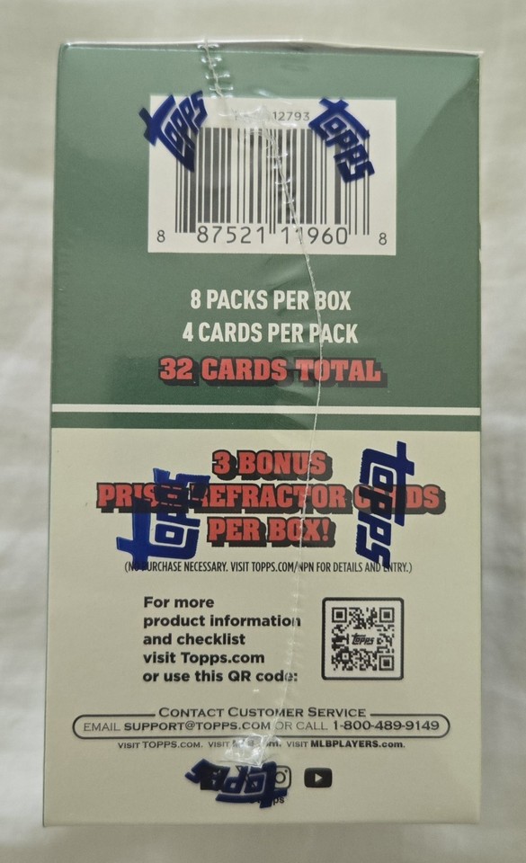 2023 Topps Chrome Platinum Baseball Blaster Box Prism Refractors ...