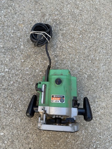 Hitachi M12V 1/2" Super Duty Plunge Router 3 1/4 HP 15A 8000-20000 RPM ...