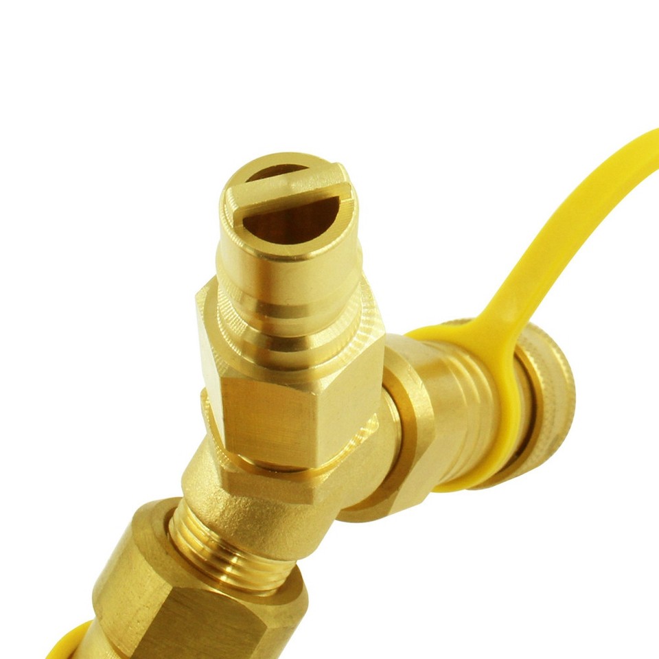 3/8Y-Typ Erdgas-Schnellverbinder, Y-Förmiger Verbinder, Geeignet für ...