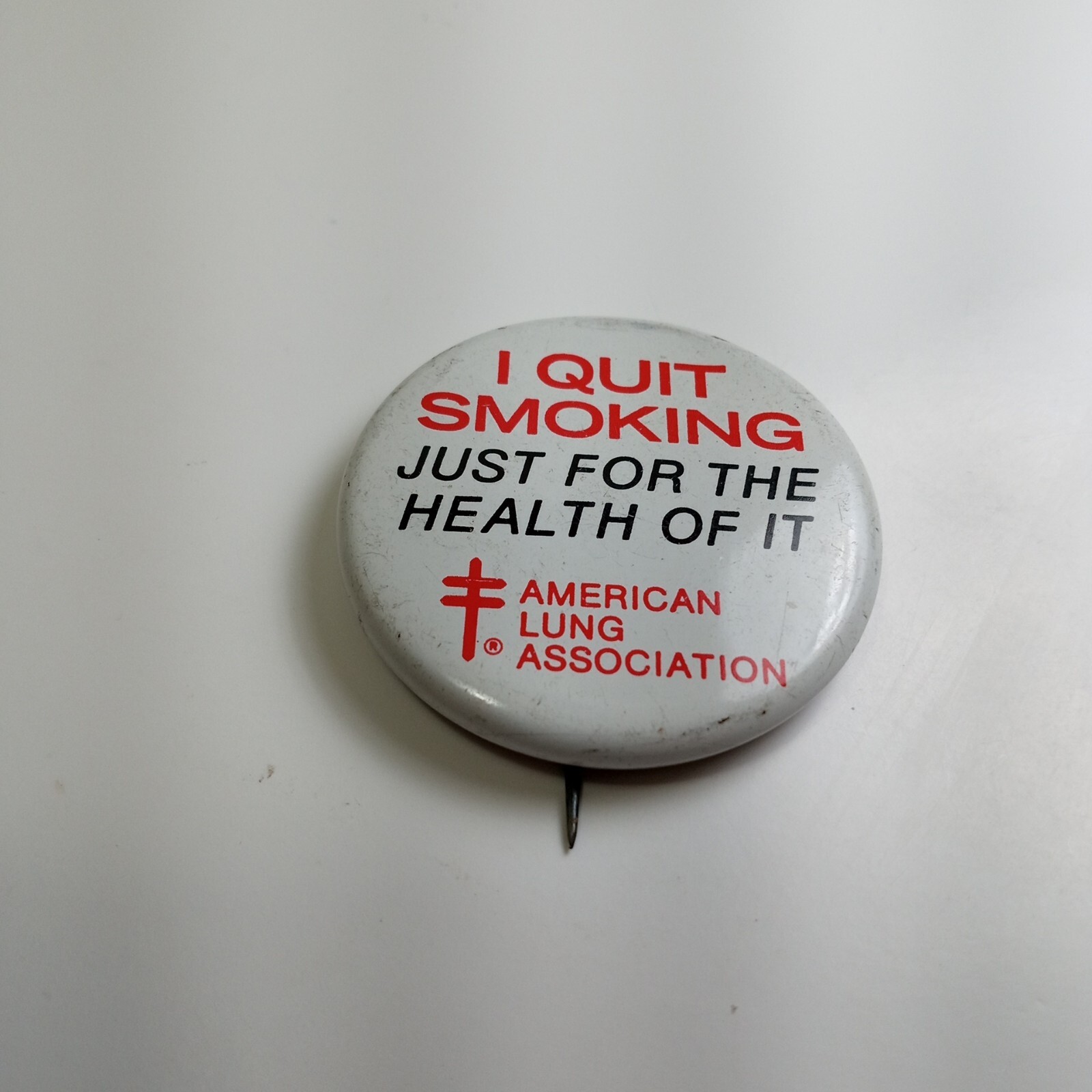 I Quit Smoking Pin