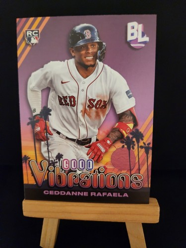 2024 Big League Baseball Good Vibrations Ceddanne Rafaela Rookie Card ...