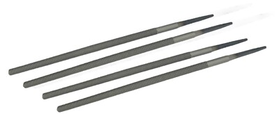 6" ROUND FILE SMOOTH CUT X 4 FILES HAND FILE SMOOTH FINE CUT FROM ...