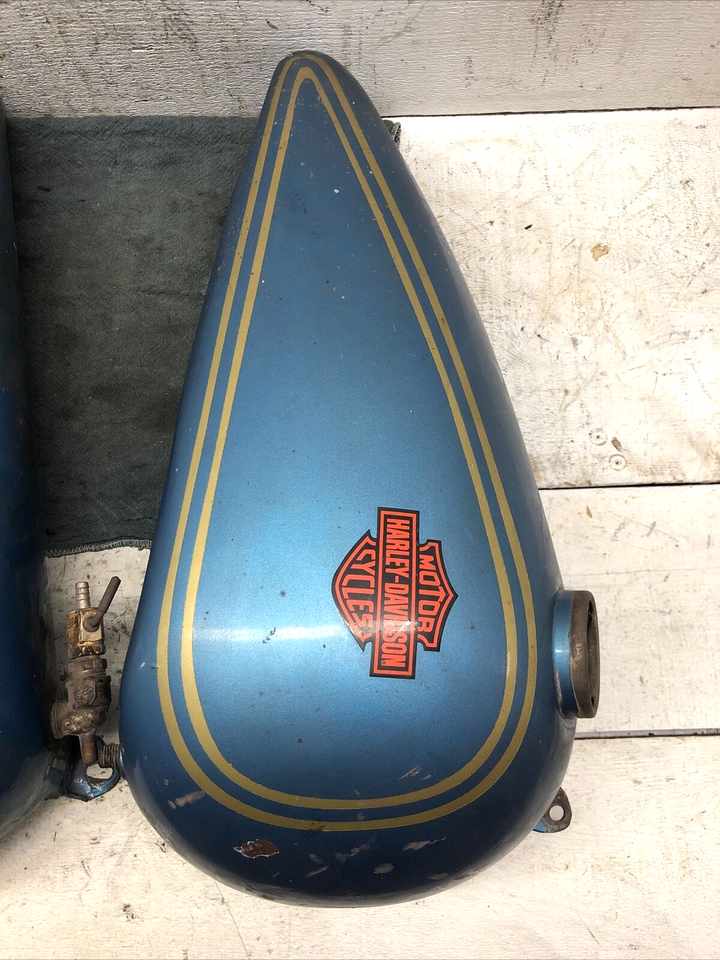 Harley Vintage Chopper Gas Tanks Panhead Knucklehead Shovelhead EL FL ...