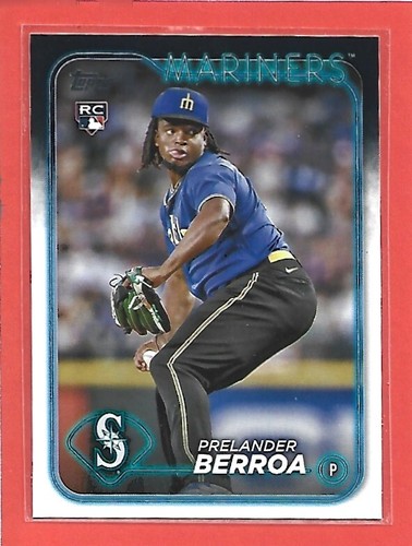 2024 Topps Series 1 Prelander Berroa RC #36 Seattle Mariners | eBay