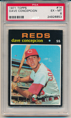 1971 Topps Dave Concepcion (Rookie Card) (#14) PSA6 PSA (No Offers) | eBay
