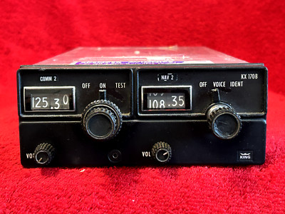 KING KX 170B NAV/COMM P/N 069-1020-00 WITH TRAY | eBay