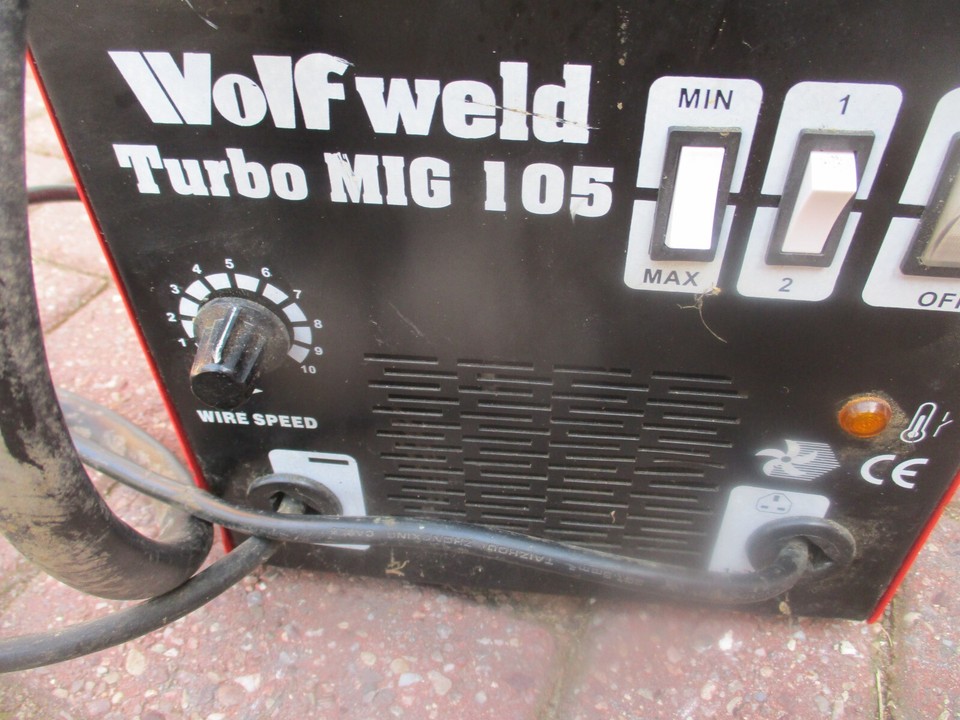 WOLF WELD TURBO 105 MIG WELDER - LITTLE USED | eBay UK
