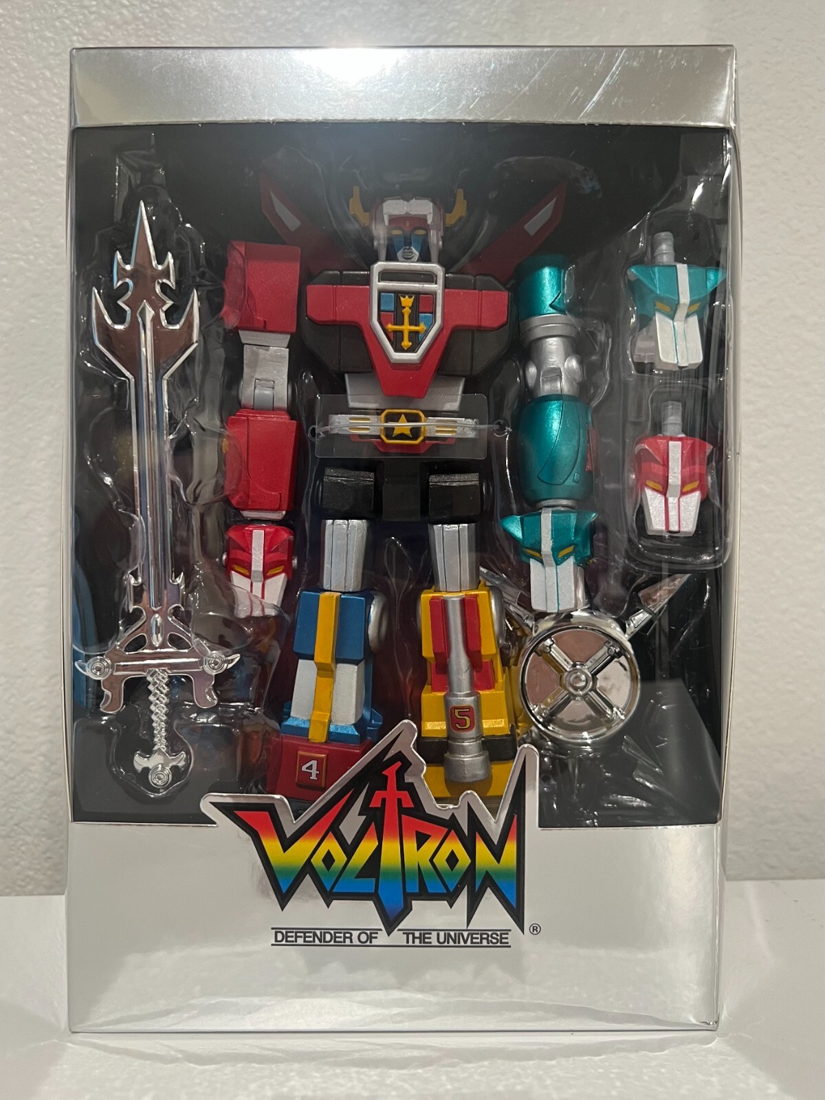 2020 Super7 - Voltron Defender of the Universe - VOLTRON CLASSIC CHROME Figure | eBay