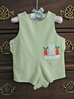 Betti Terrell by Vive La Fete 3 Months Easter/Peter Rabbit Seersucker ...