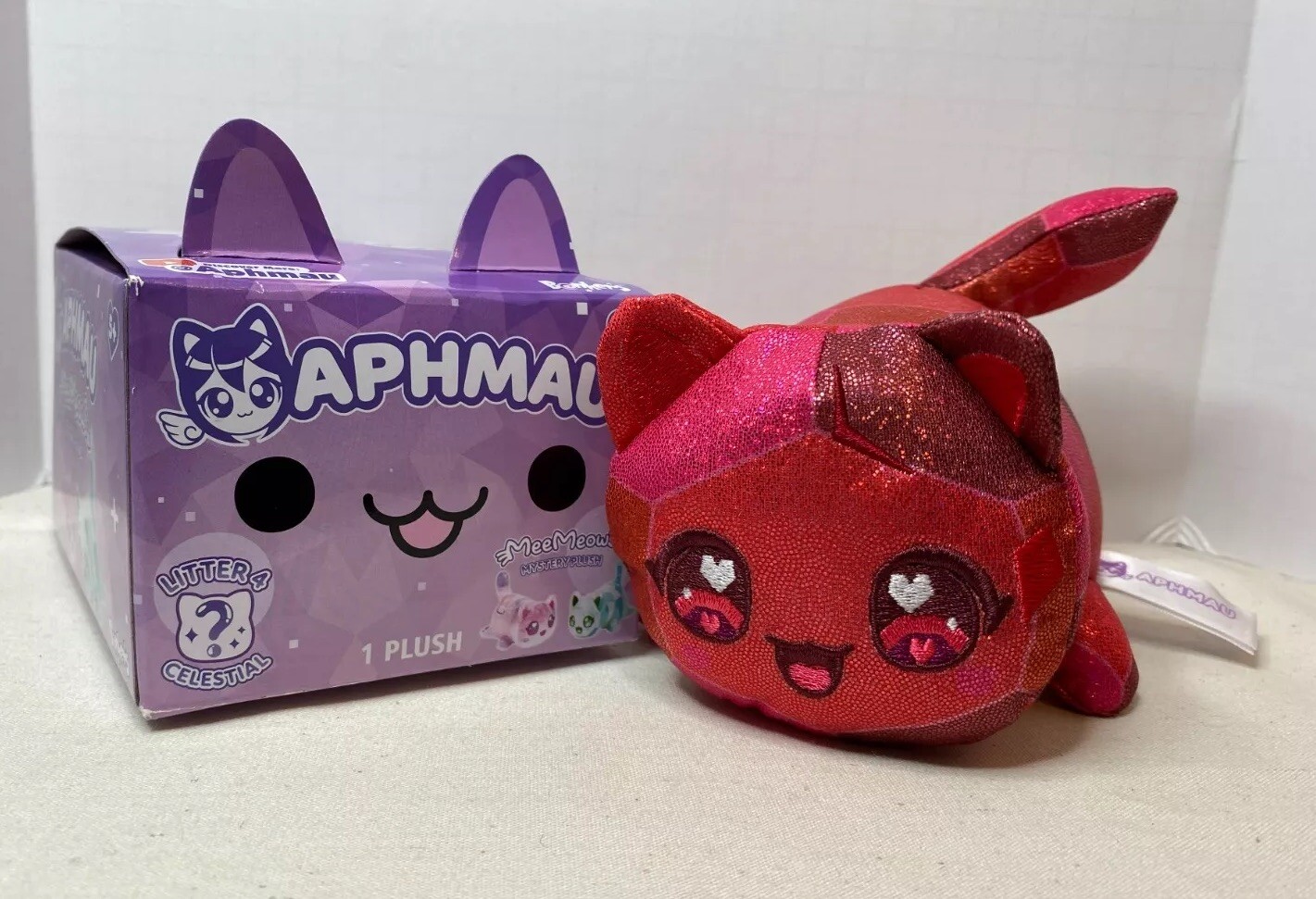Aphmau MeeMeows Mystery Plush 6" Ruby Cat Litter 4 Celestial Series ...