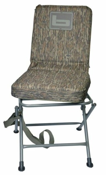 BANDED Waterfowl Hunting Swivel Blind Chair Mossy Oak Bottomlands Camo ...