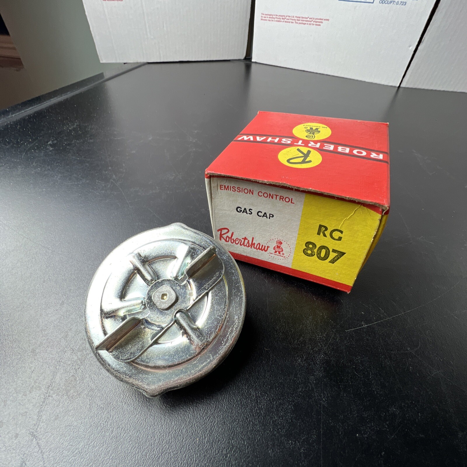 Vintage Robertshaw RG 807 gas cap 1970S New Old Stock | eBay