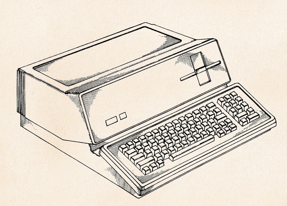 1983 Vintage US Patent Computer Apple III 3 111 Macintosh Art Print ...