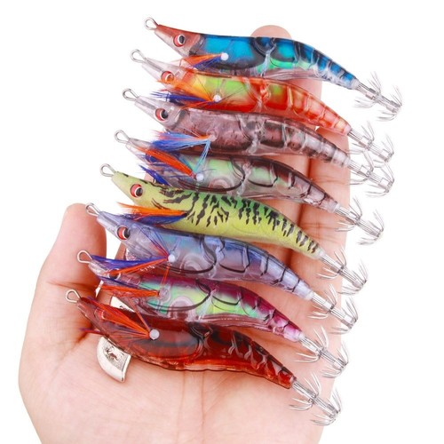 10cm 12g Fishing Lure Noctilucent Squid Cuttlefish Jigs Sea Fishing ...