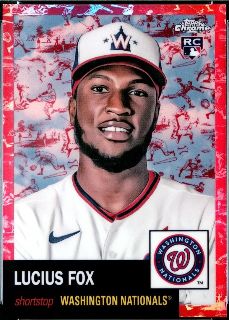 2022 Topps Chrome Platinum Anniversary - Lucius Fox #476 Platinum Toile ...
