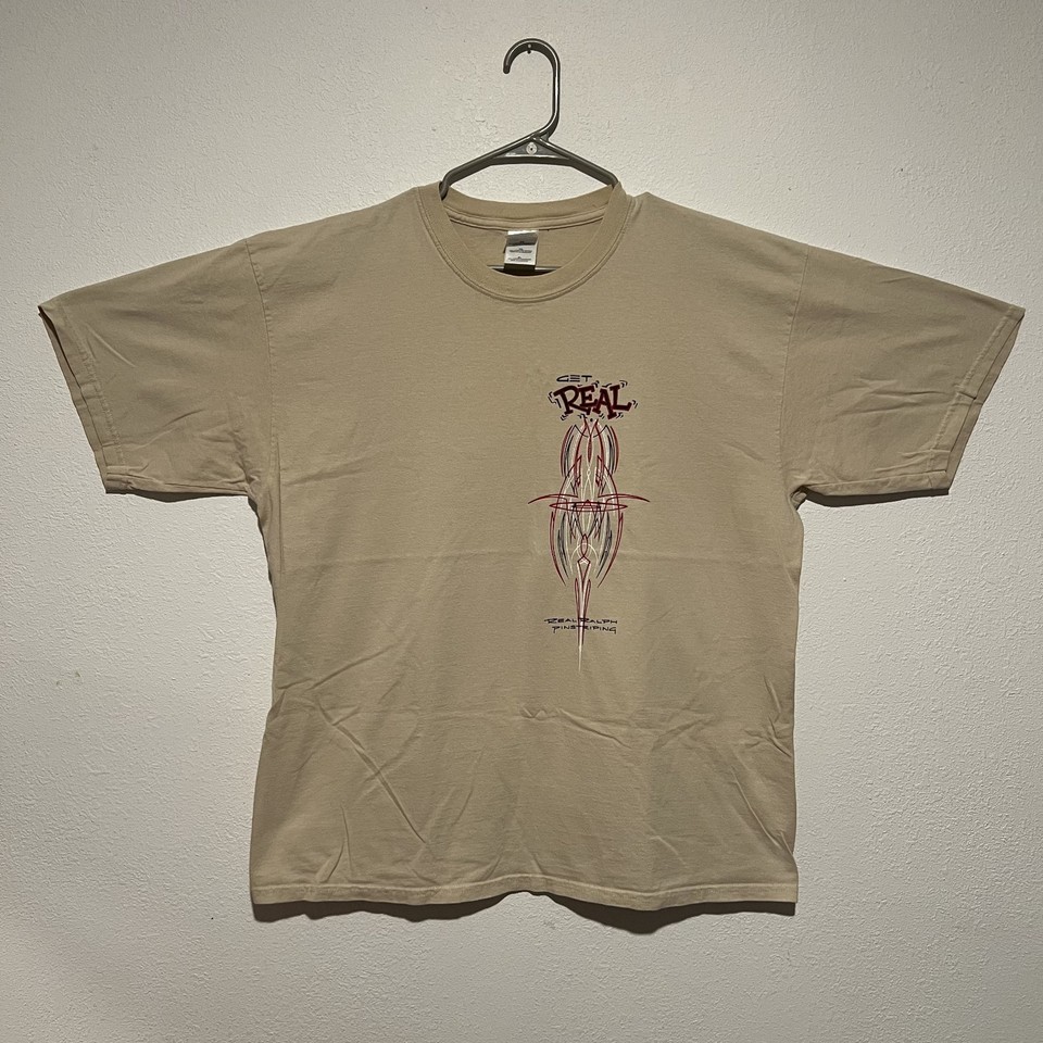 Real Ralph Pinstriping Shirt Size XL Vintage Hot Rod Hand Painted ...