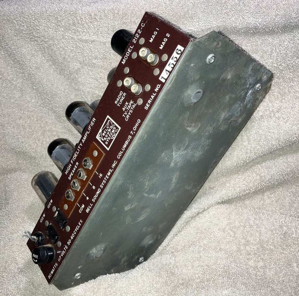 #1 Nice Bell Model 2122-C High Fidelity Tube Amplifier 6V6GT | eBay