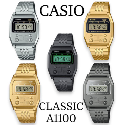 CASIO CLASSIC A1100 series Reissue model UNISEX wristwatch 5 type JAPAN ...