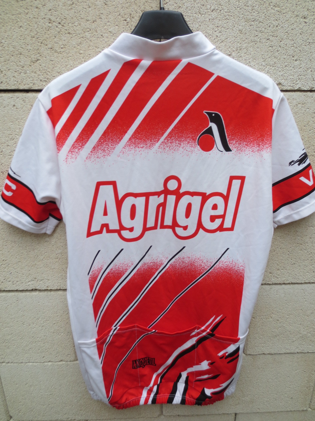 VINTAGE Maillot cycliste AGRIGEL ANQUETIL cycling jersey camiseta V.R.C ...