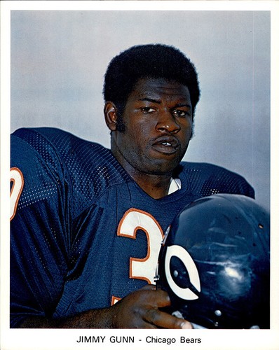 1973 Chicago Bears Team Issued Jimmy Gunn 7" x 8 5/8" Color photo ...