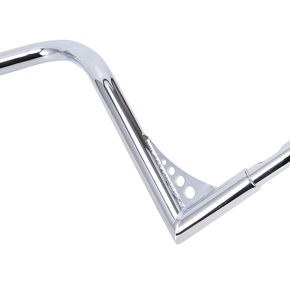 12"/14''/16''/18'' Rise Ape Hanger Handlebar For Harley FLHT Electra ...