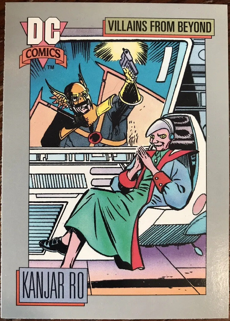 DC Comics #134 KANJAR RO Villains Beyond, Collector Card. VINTAGE 1991 Impel | eBay