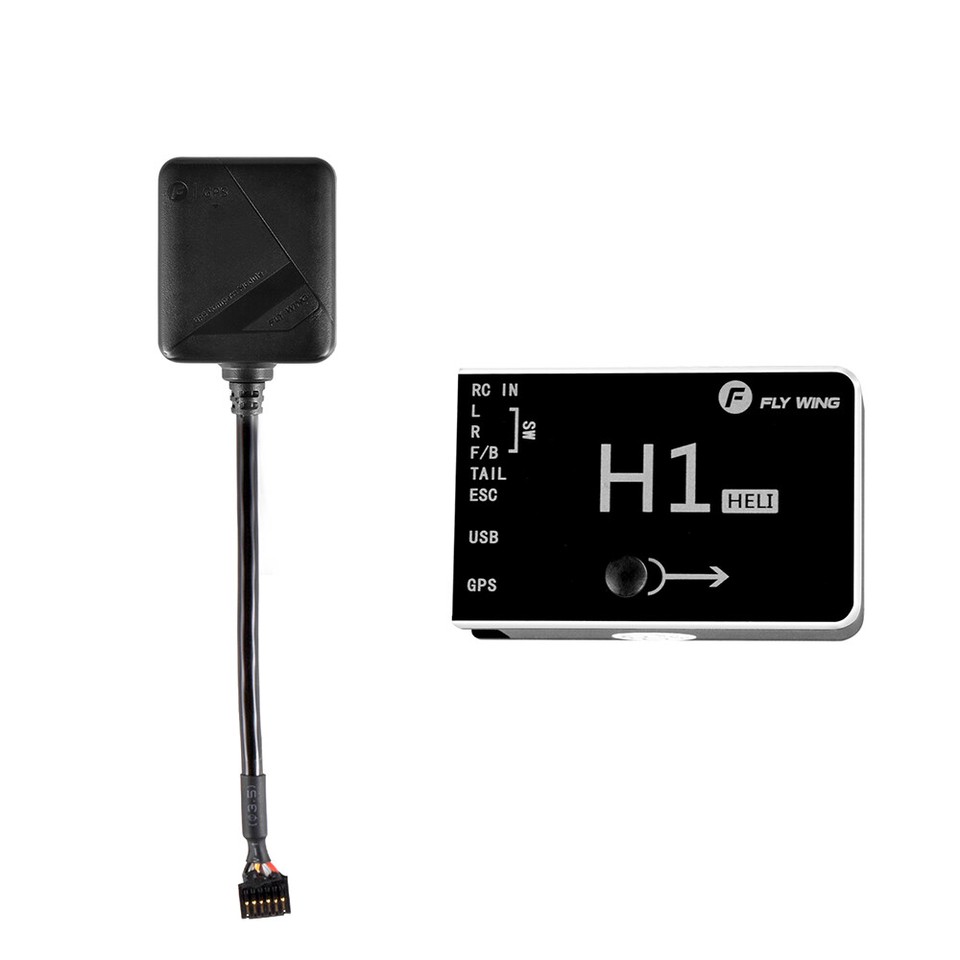 FLYWing H1 RC GPS Helicopter Flight Controller 6CH for FW2450L FW450 ...