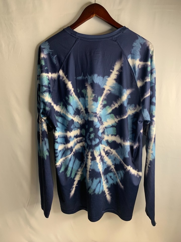 HUK Fishing Shirt Men XLKC Print Icon Performance Crew Wicking Fabric ...