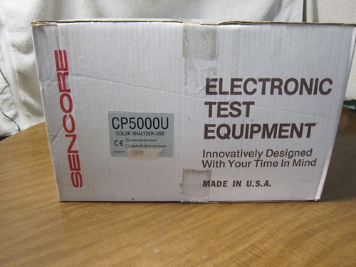 SENCORE CP5000U CE COLOR ANALYZER USB. NOS UNIT! | eBay