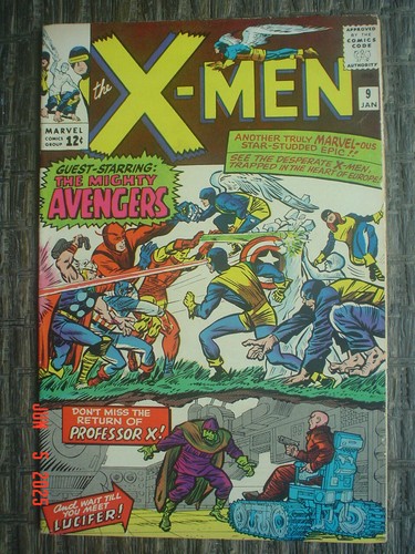 X-MEN #9 - MARVEL COMICS - 1964 - FINE CONDITION - FIRST APPEARANCE OF ...