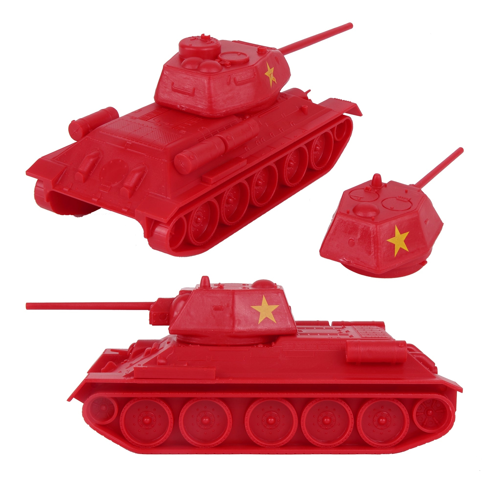 BMC CTS WW2 Soviet T-34 Tank Classic Toy Soldier Plastic Russian T34 ...