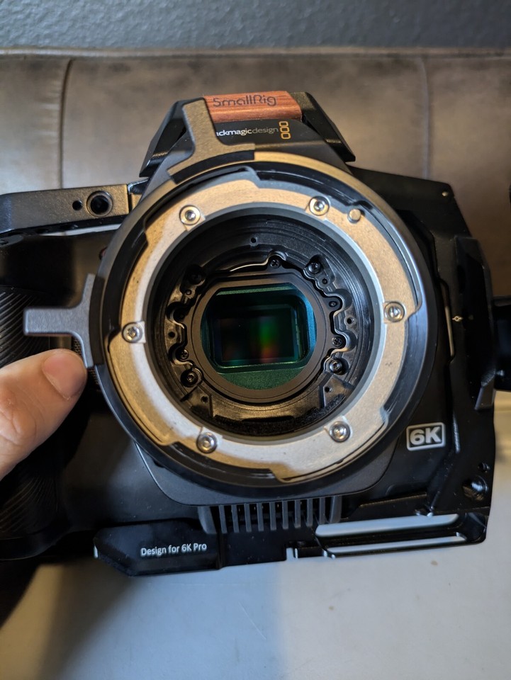 Blackmagic Pocket Cinema Camera 6K Pro (EF Mount) MINT Condition.. | eBay