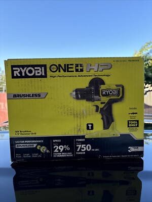 Ryobi PBLHM101B One 18V Brushless Hammer Drill 33287192618 | eBay