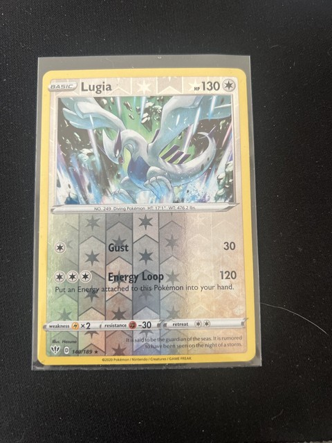 Pokémon TCG Lugia Darkness Ablaze 140/189 Reverse Holo Rare for sale ...