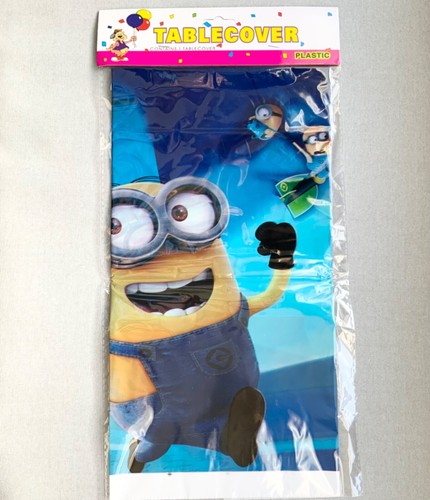 MINIONS BIRTHDAY PARTY RECTANGULAR PLASTIC TABLECLOTH TABLE COVER | eBay