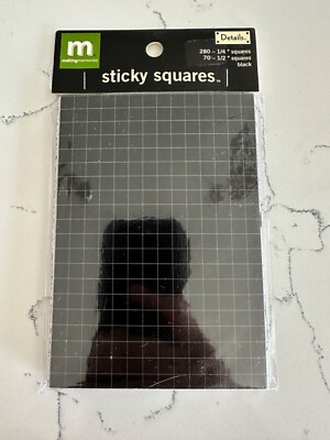 Making Memories Sticky Double Sided Adhesive Squares Black Scrapbooking ...