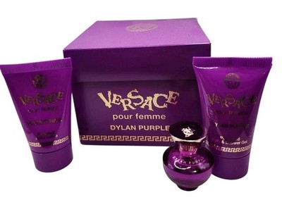 New In Box Versace Ladies Pour Femme Dylan Purple Set Perfume Lotion ...